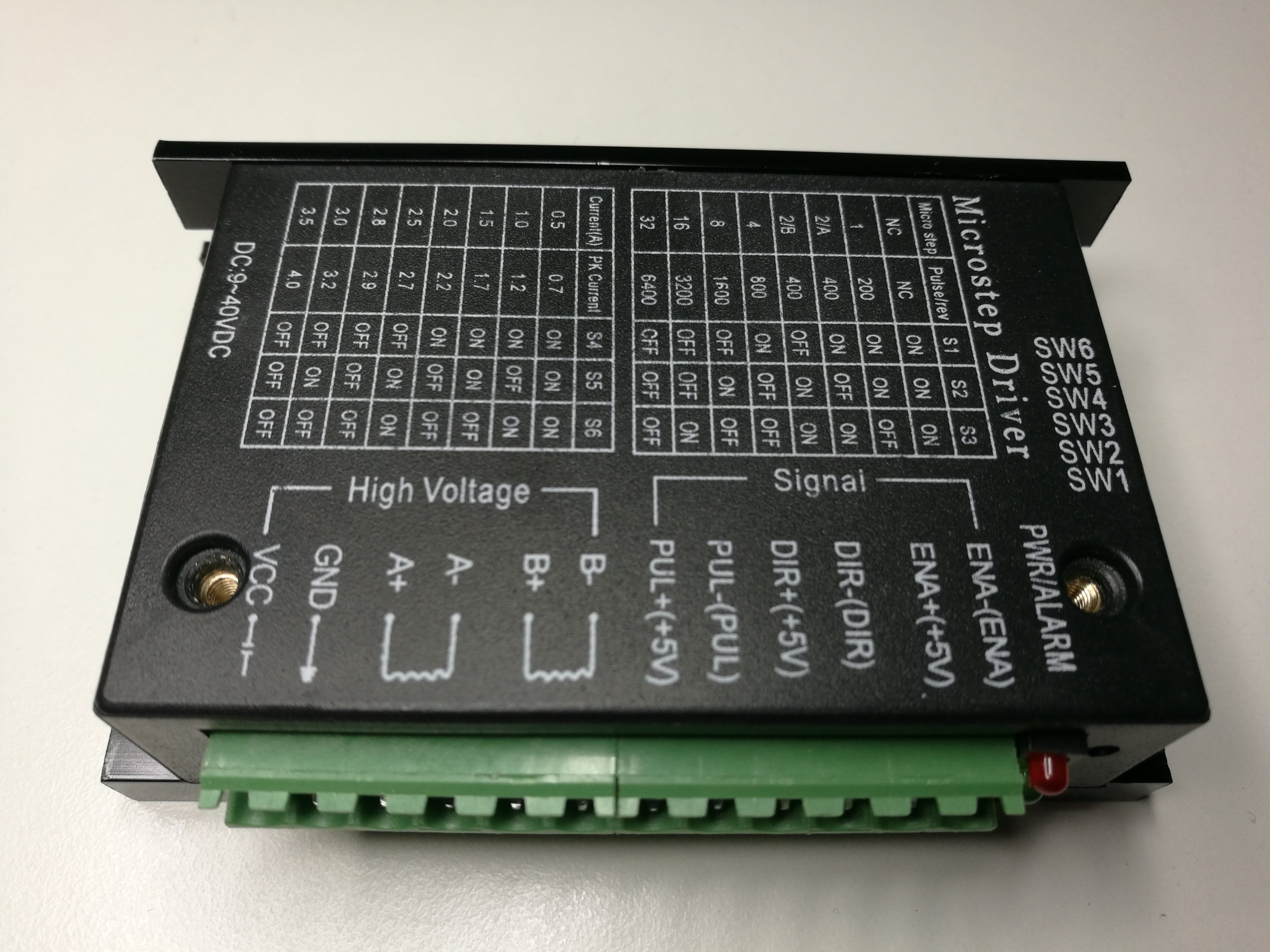 Stepper motor driver TB6600 Stepper motor driver TB6600